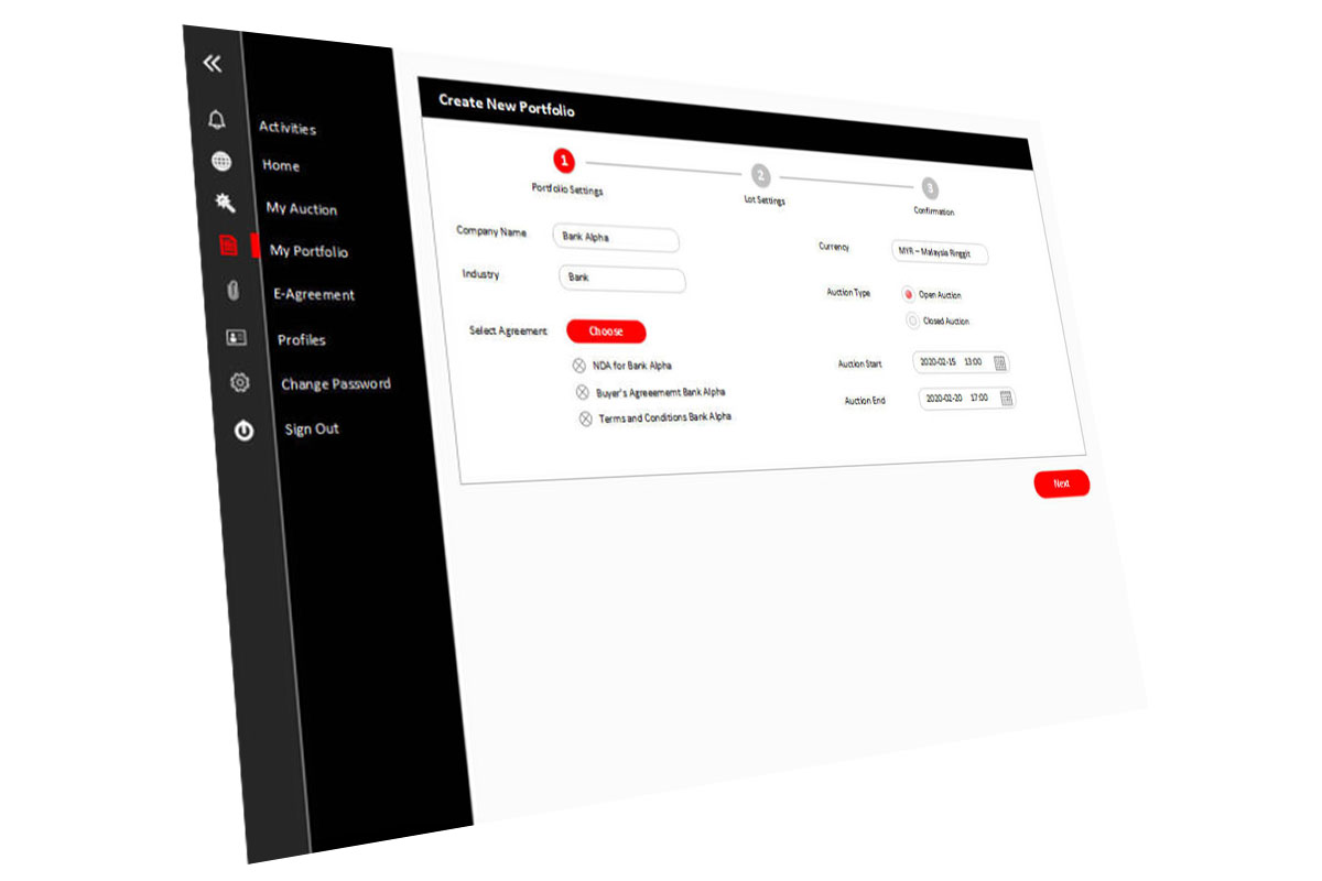 Debt Auction Platform - CASJAYA